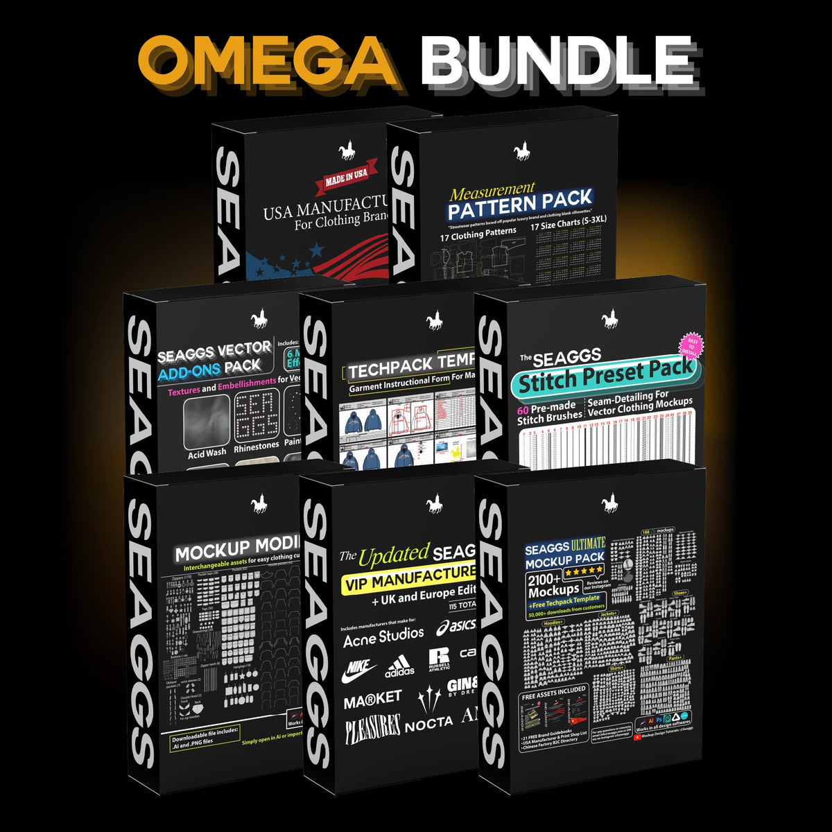 Seaggs OMEGA Assets Bundle