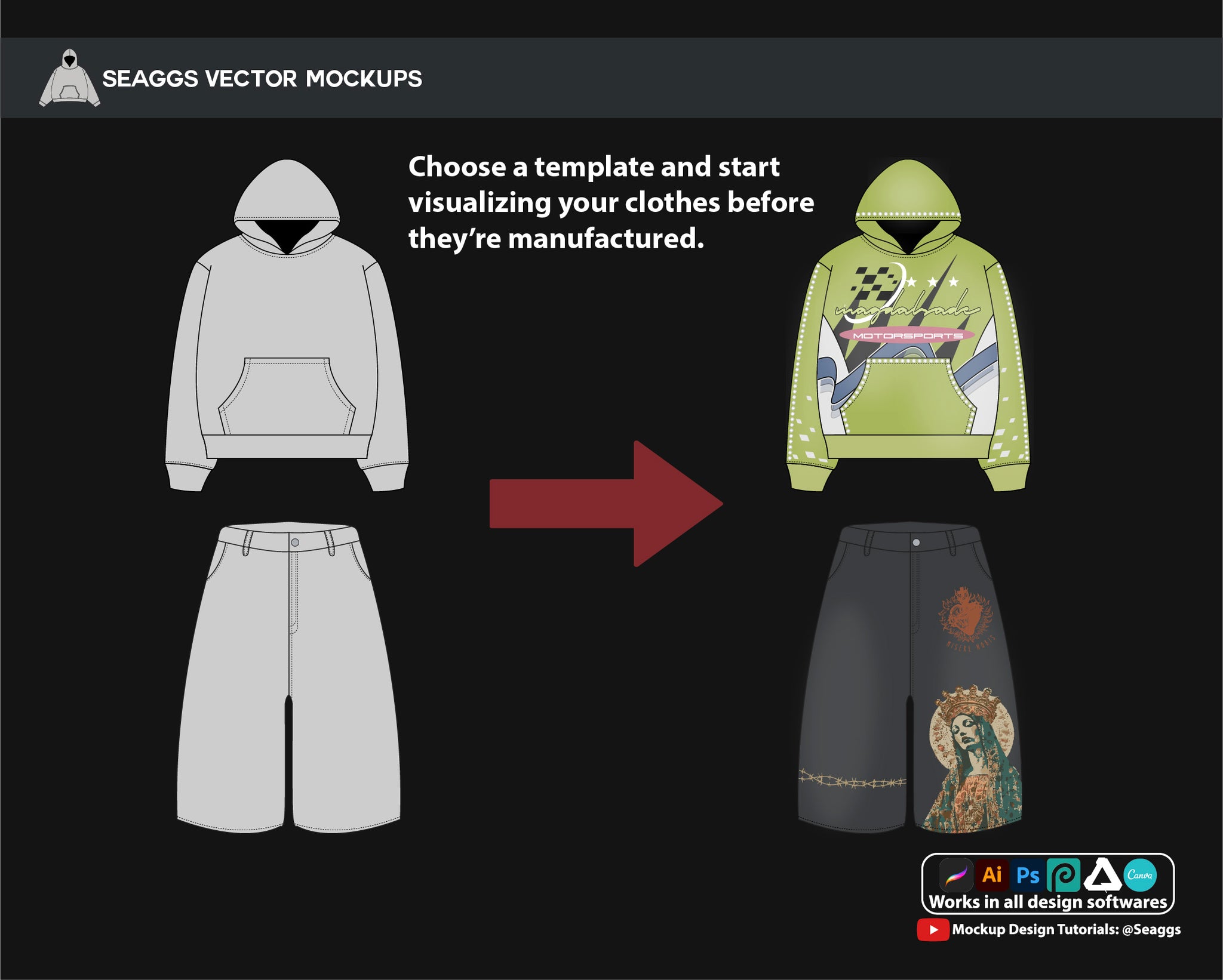 Seaggs ULTIMATE Mockup Pack