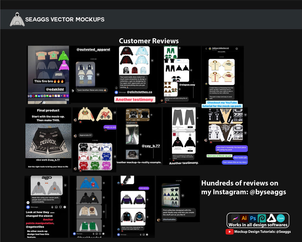 Seaggs ULTIMATE Mockup Pack