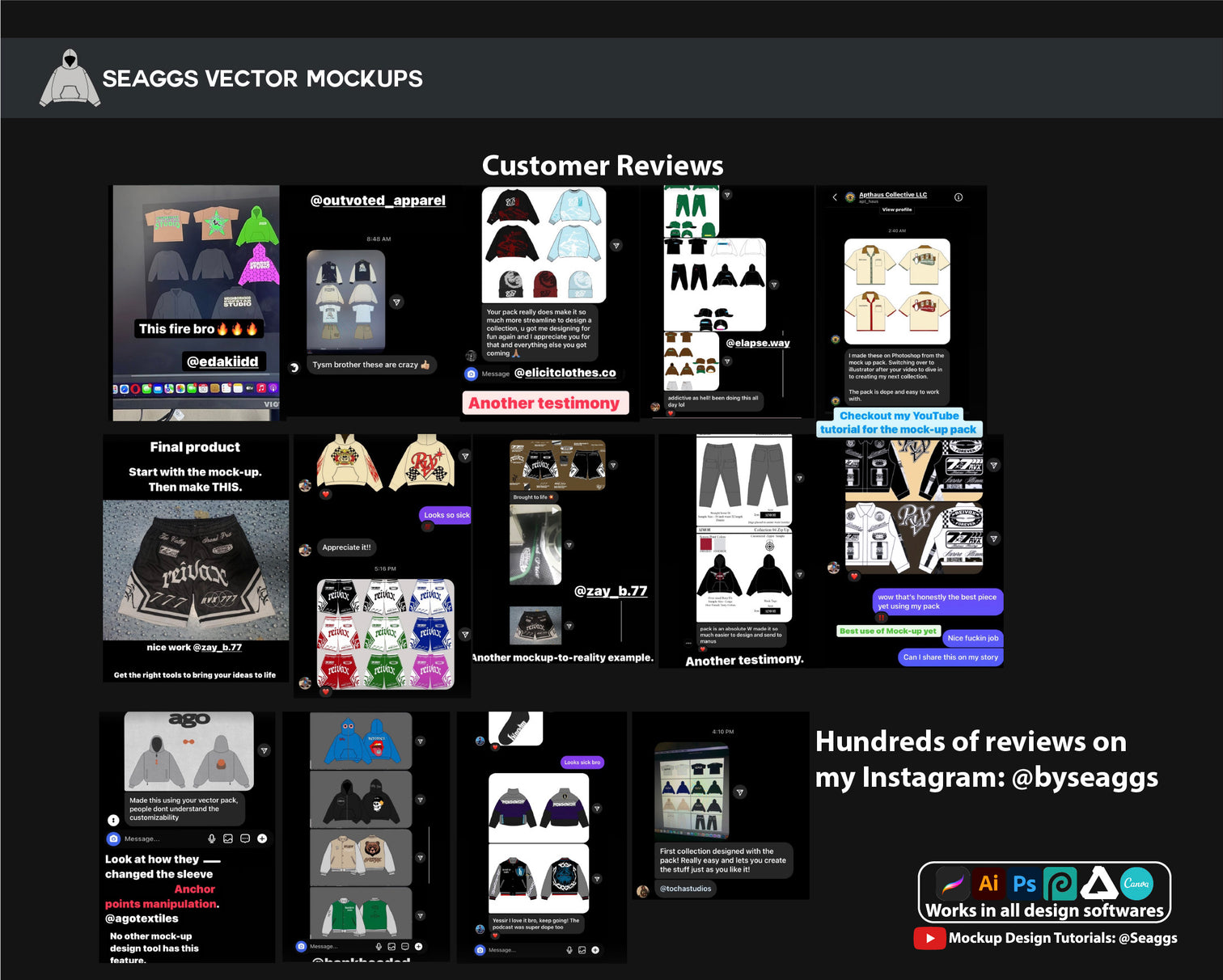 Seaggs ULTIMATE Mockup Pack