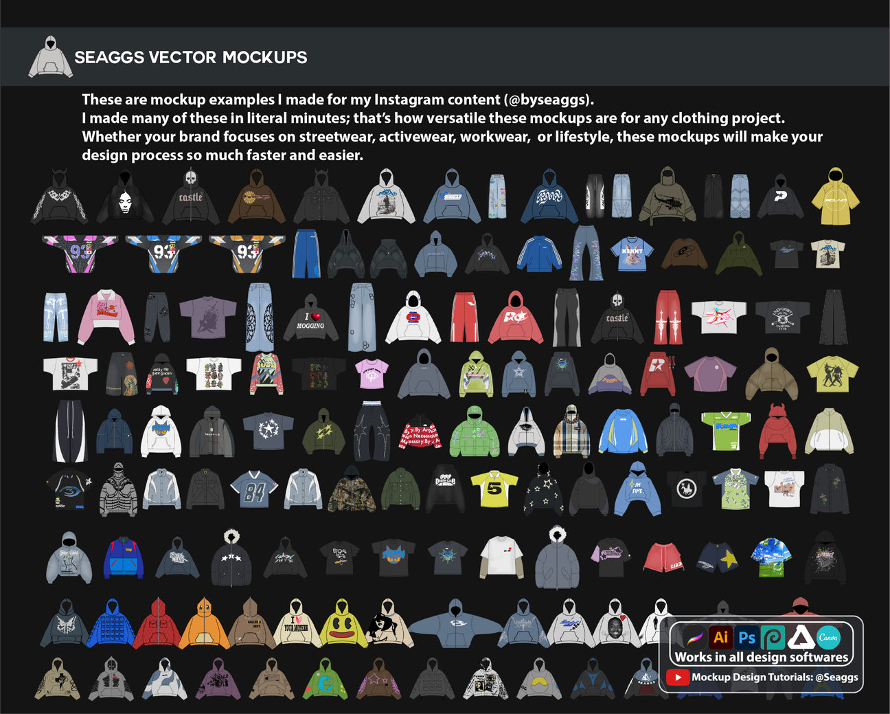 Seaggs ULTIMATE Mockup Pack