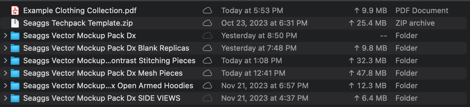 Seaggs Premium Vector Mockup Pack Dx