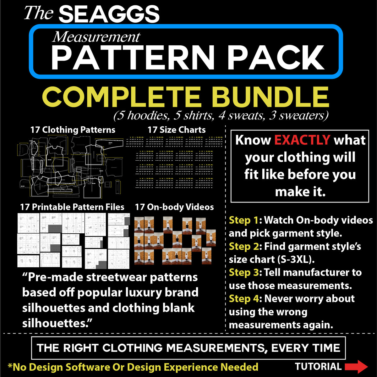 Seaggs Pattern Pack COMPLETE BUNDLE