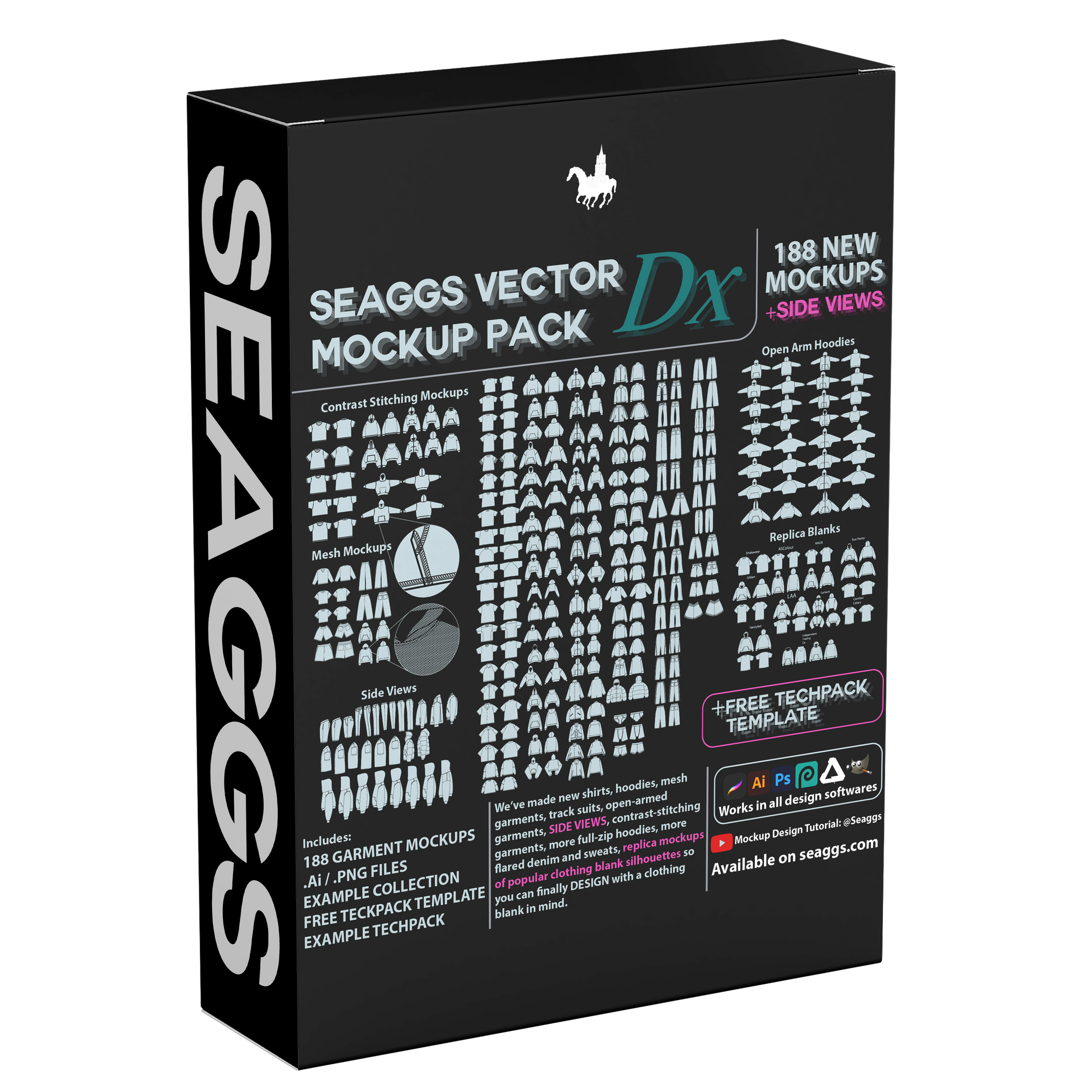Seaggs Premium Vector Mockup Pack Dx