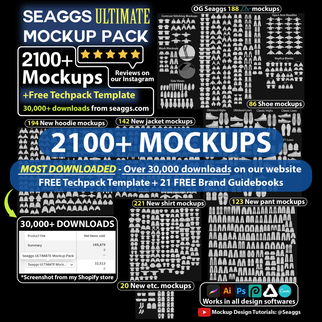 Seaggs ULTIMATE Mockup Pack