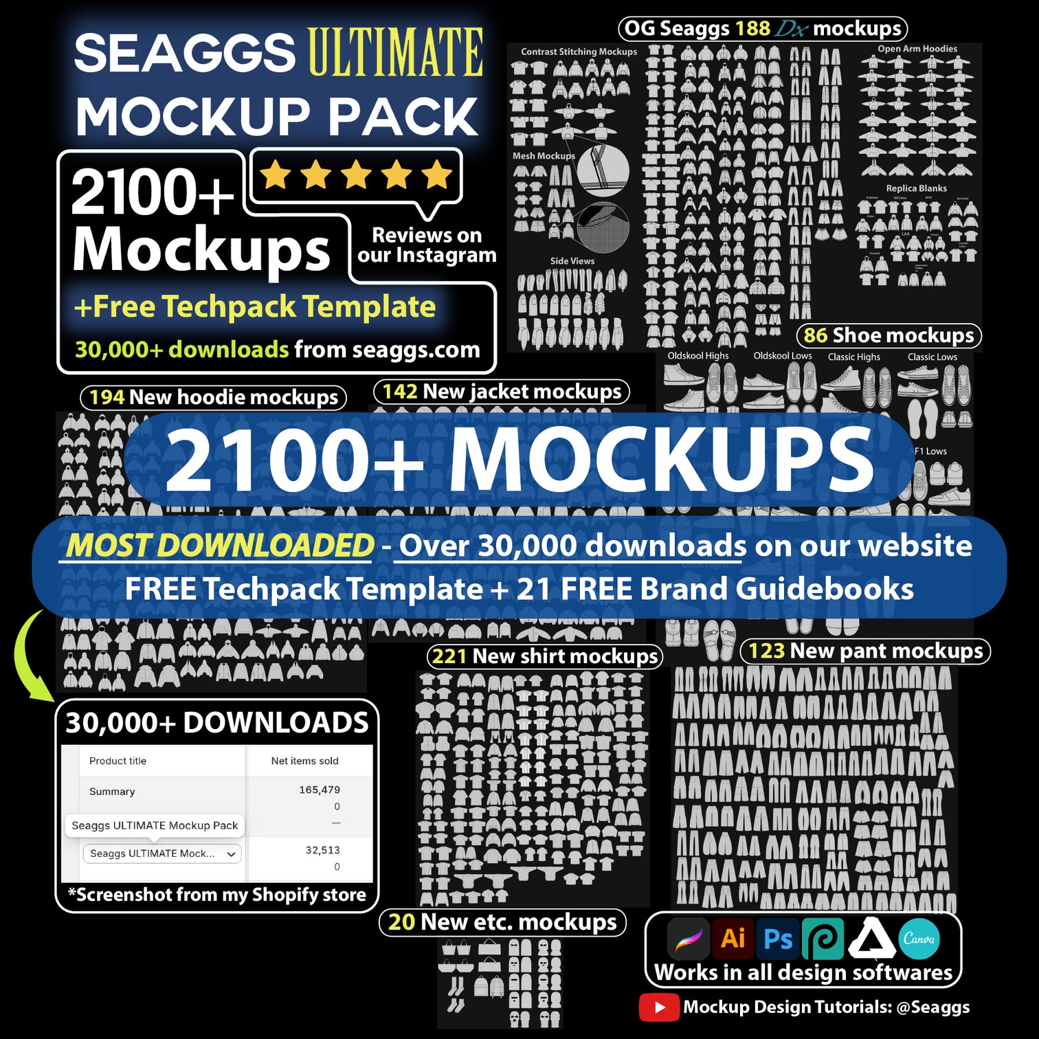 Seaggs ULTIMATE Mockup Pack