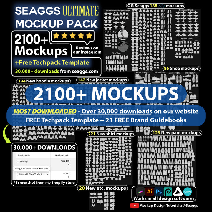 Seaggs ULTIMATE Mockup Pack