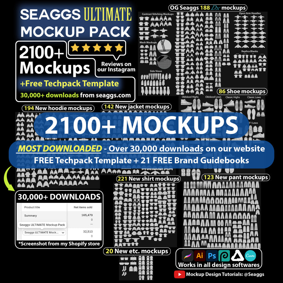 Seaggs ULTIMATE Mockup Pack